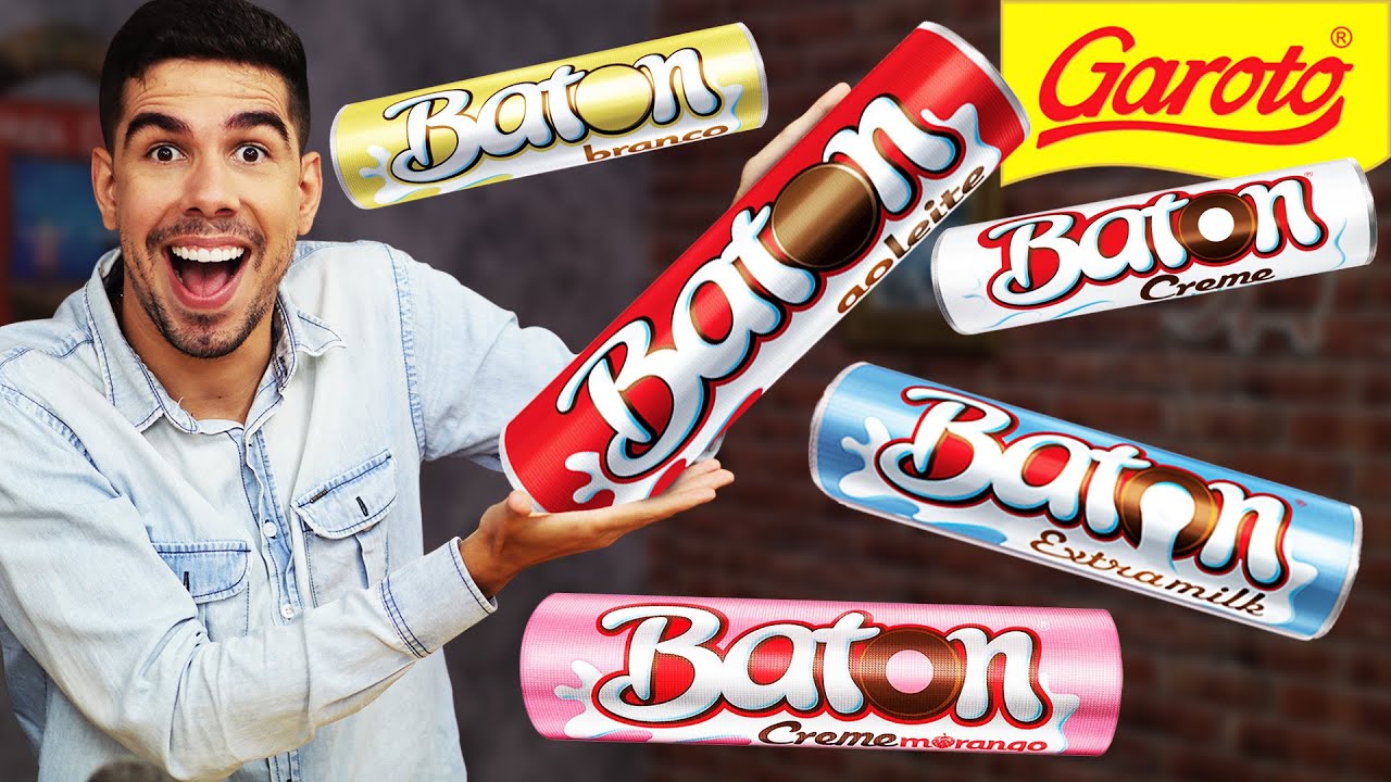 Provamos Todos os Sabores de Baton - YouTube