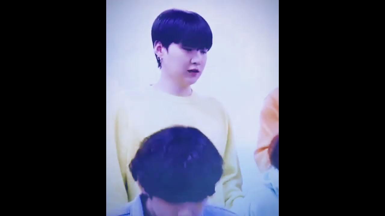 Suga jealous Sope (BTS love myself give-ticon shoot) - YouTube