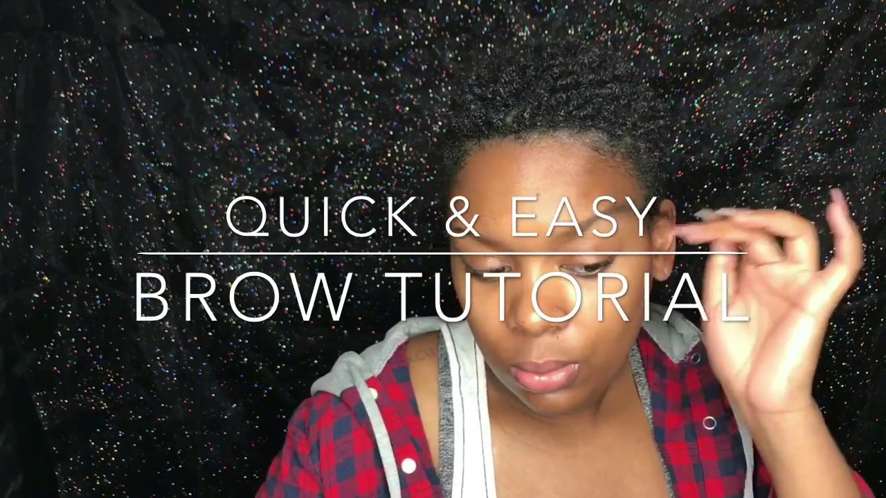 Quick & Easy Brow Tutorial - YouTube