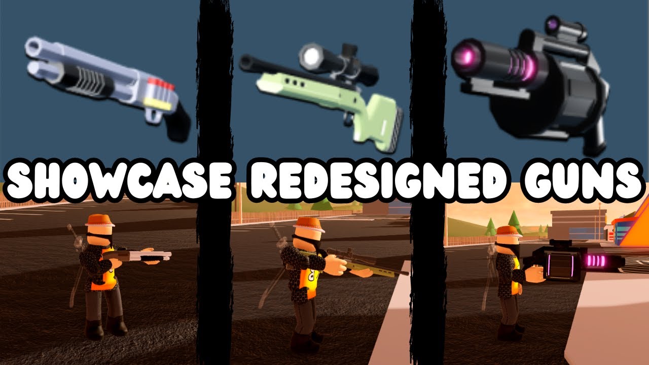 Showcase of Every *New* Redesigned Guns in Jailbreak - YouTube