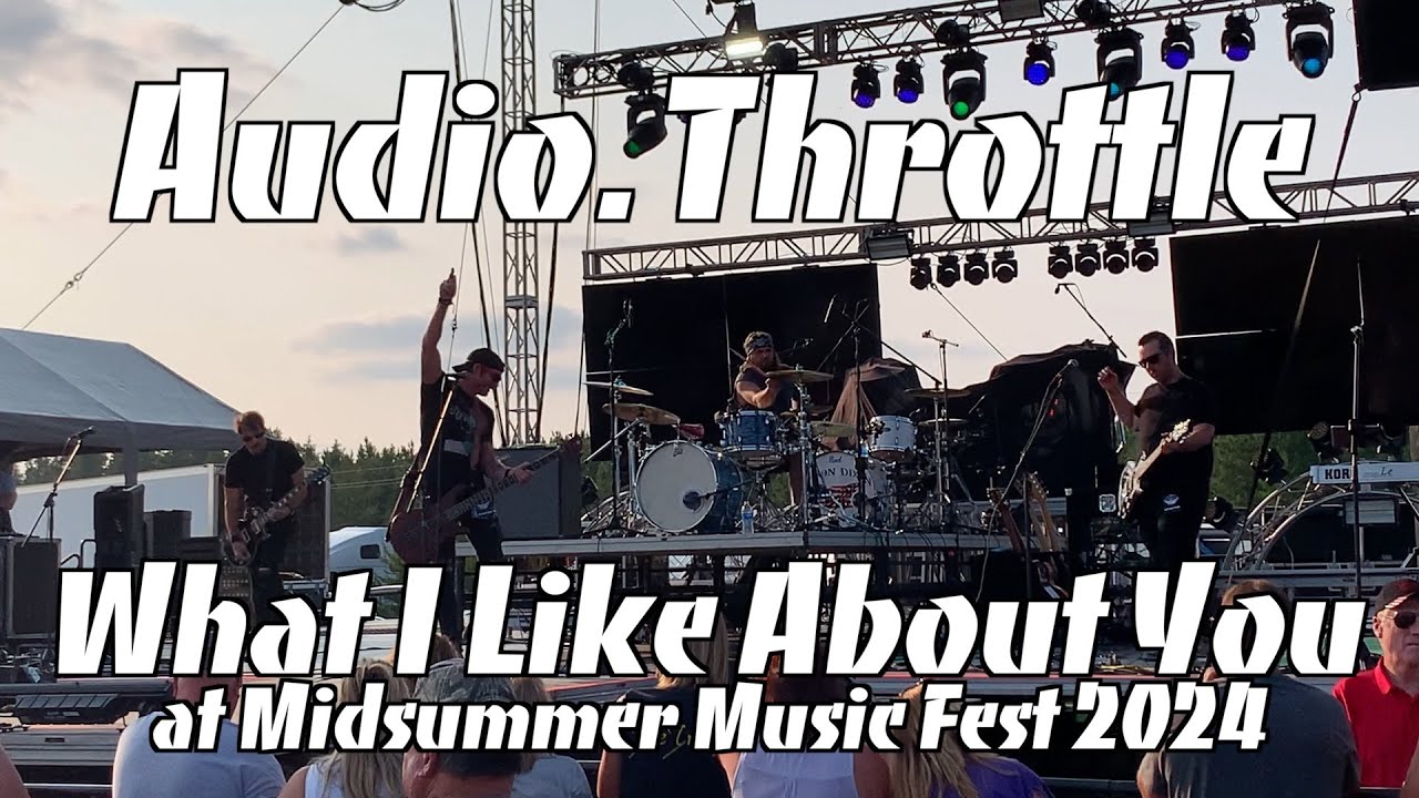 Audio Throttle - The Romantics' What I Like About You (at Midsummer Music Fest 2024) - YouTube
