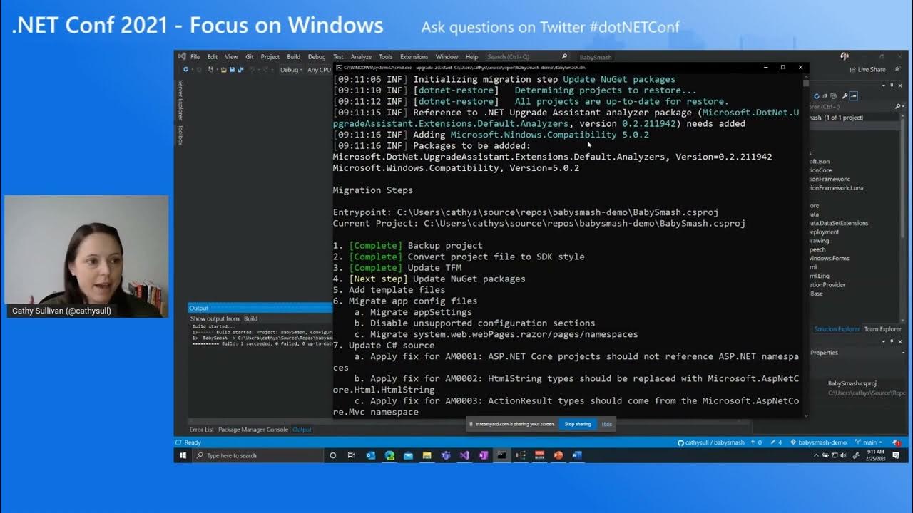 Focus on Windows Upgrading NET Desktop Apps from NET Framework to NET 5 - YouTube