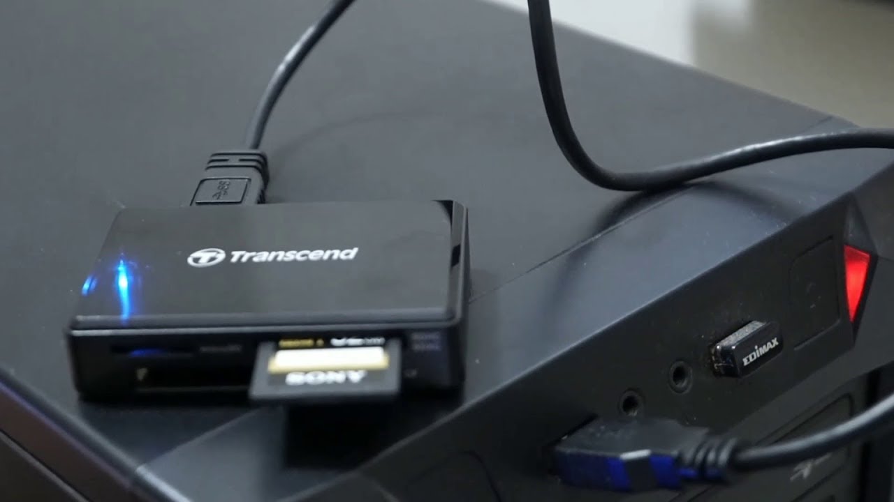 Transcend 3.1 Card Reader Unboxing - YouTube
