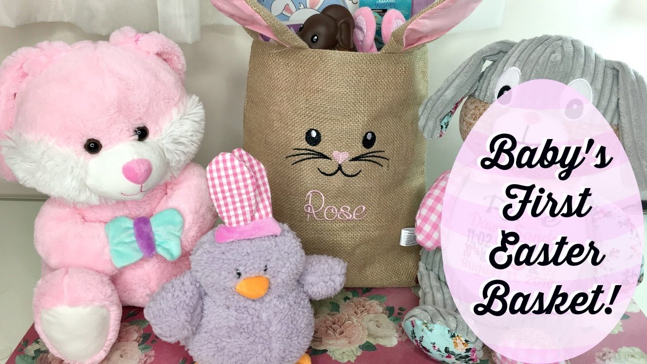 What’s in Baby’s First Easter Basket! - YouTube