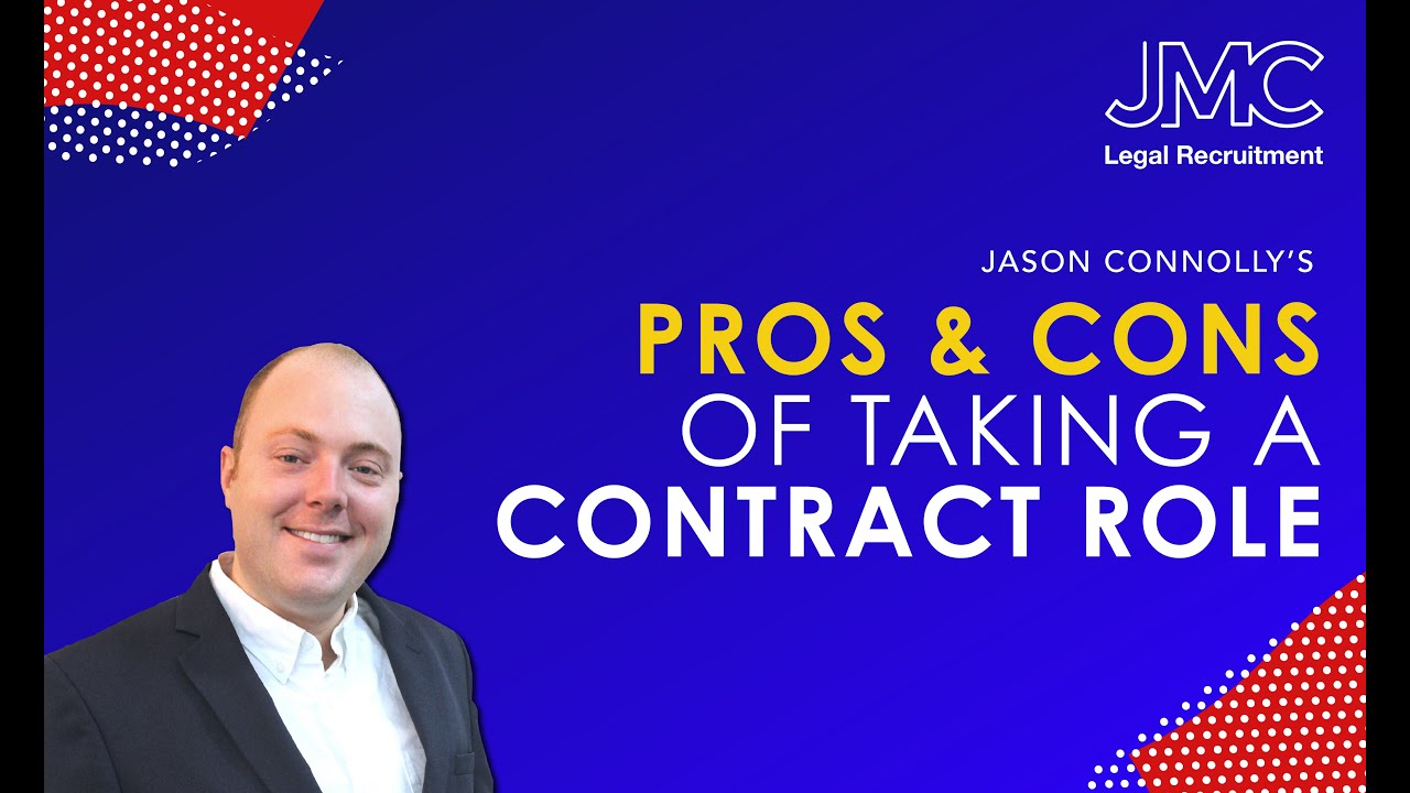 Jason Connolly's Pro's & Con's of Taking a Contract Role - YouTube