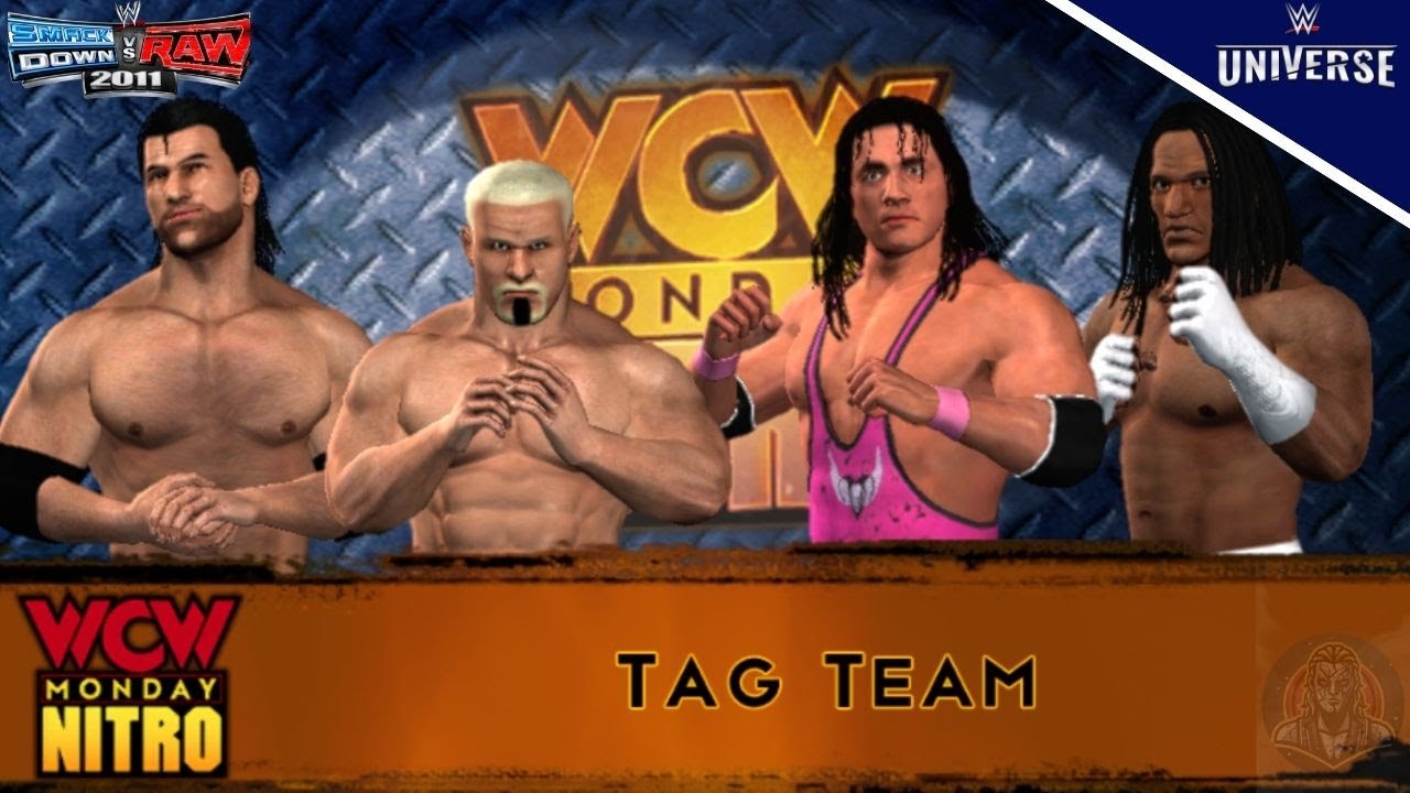 TAG TEAM nWo vs Bret Hart & Booker T - WWE Smackdown vs Raw 2011 - YouTube