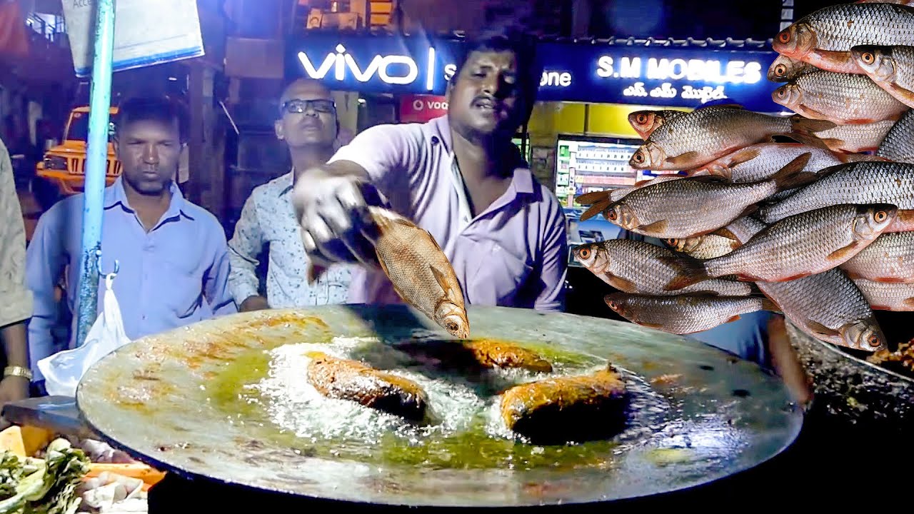 People Are Going Crazy For Full Fish Fry in Hyderabad | Only @60Rs Per ...