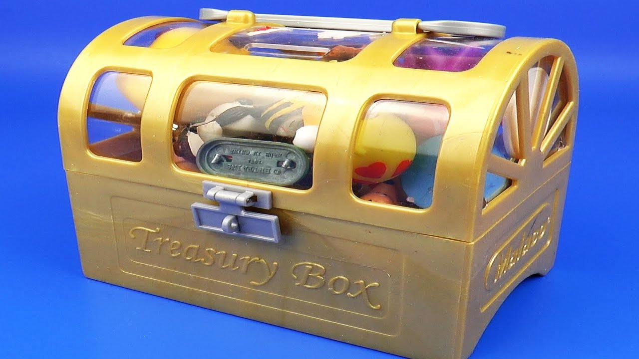 Mega Mystery Treasure Chest GOLD Toys Surprises for Kids - YouTube