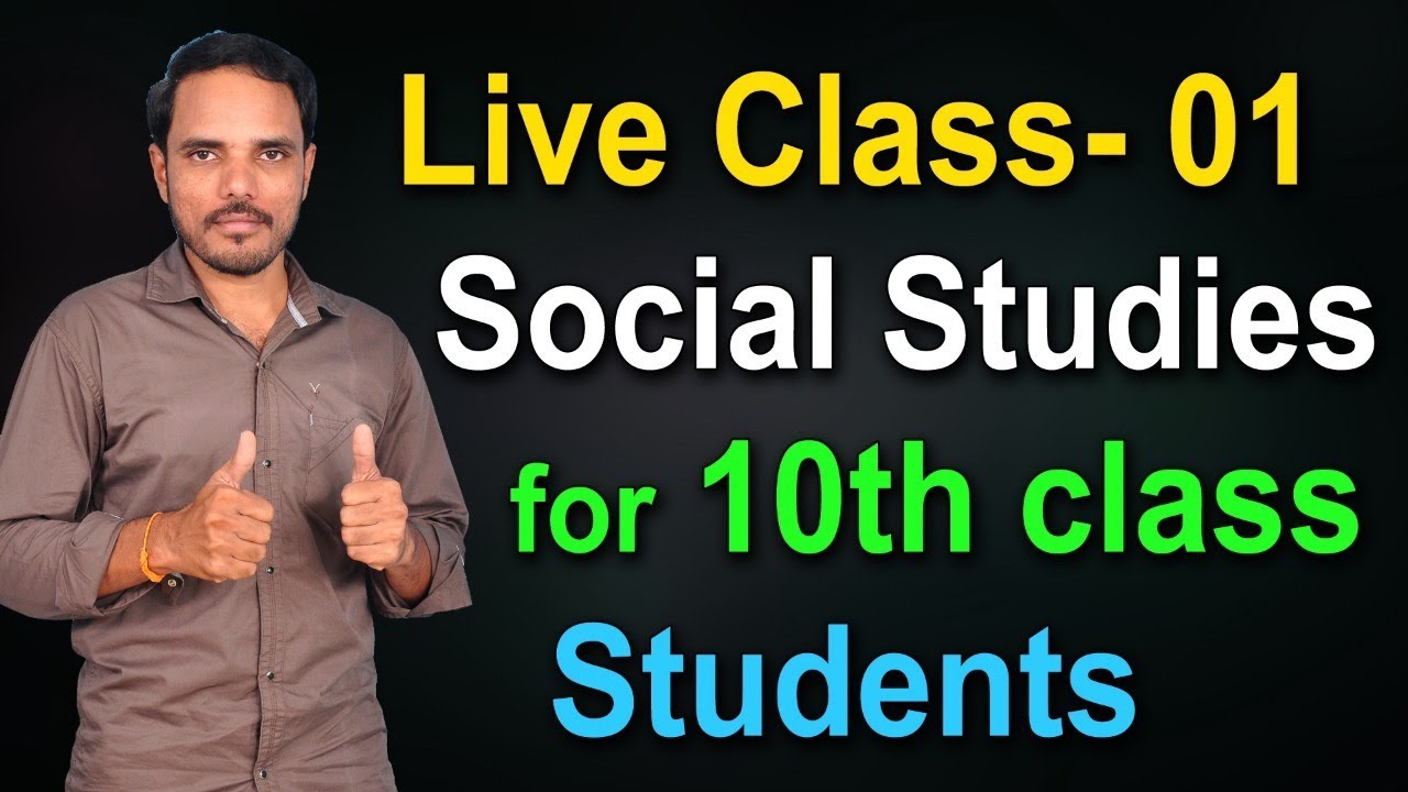 live class for 10 class students, live class on 10 social - YouTube