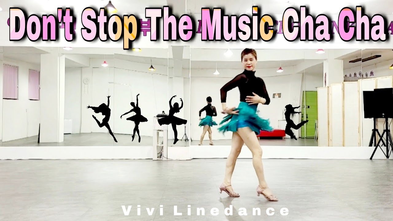 Don't Stop The Music Cha Cha | Line Dance | Level Intermediate - YouTube