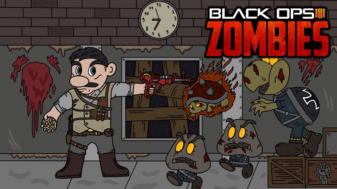 Call of duty BOIII Zombies | Super Mario Zombie's - YouTube