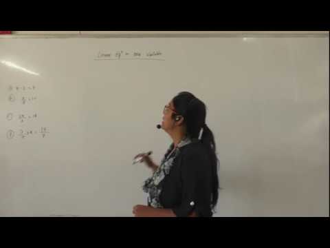 Transposition method in linear equation - YouTube