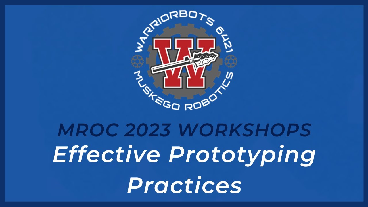 Effective Prototyping Practices - MROC 2023 Workshop - YouTube