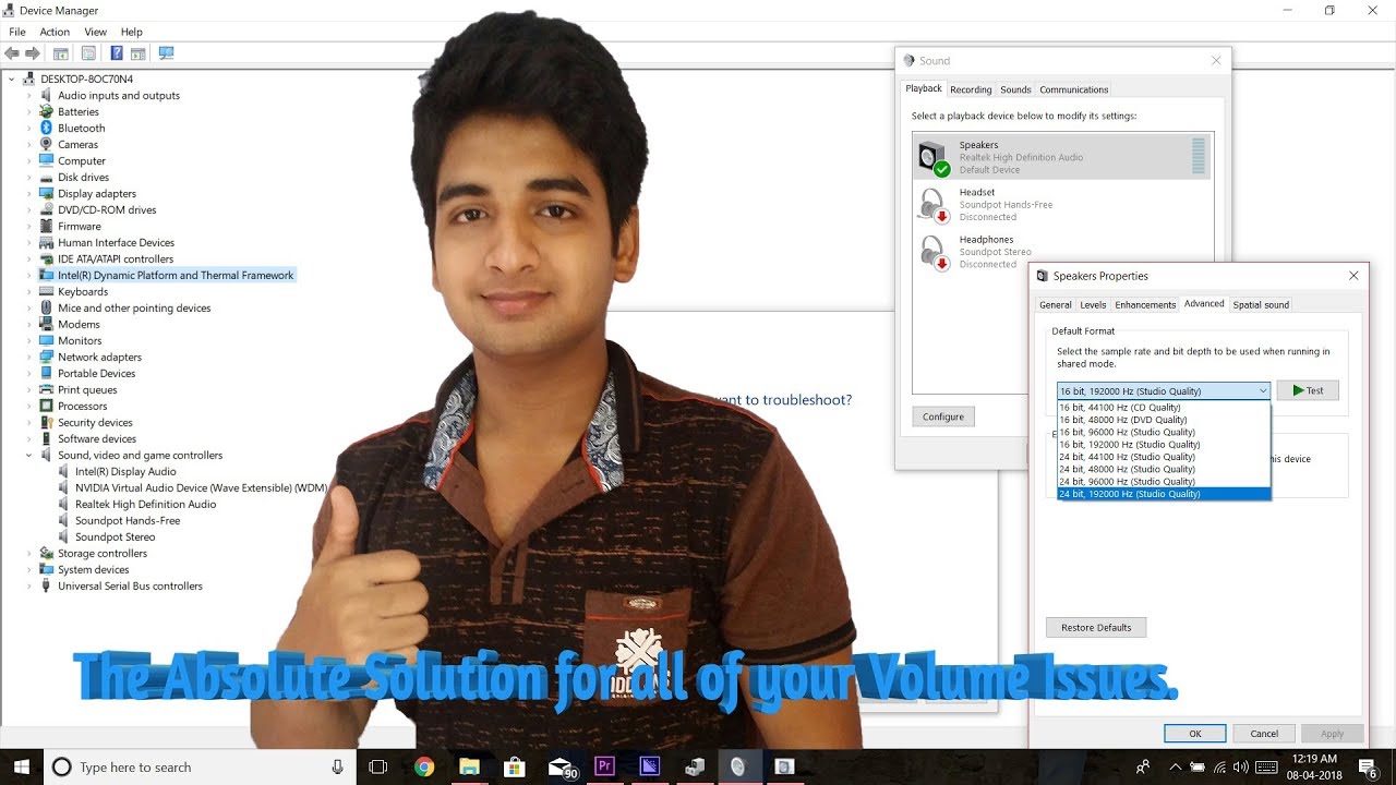 How to Fix Sound or Audio Problems on Windows 10 Pro | The Absolute ...