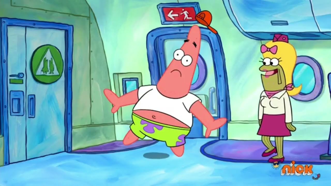 Patrick accidentally gets rid of the flight attendants (Plane to Sea ...