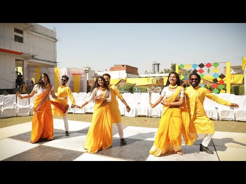 Haldi dance performance //couple dance// must watch //Pakhi ki haldi - YouTube