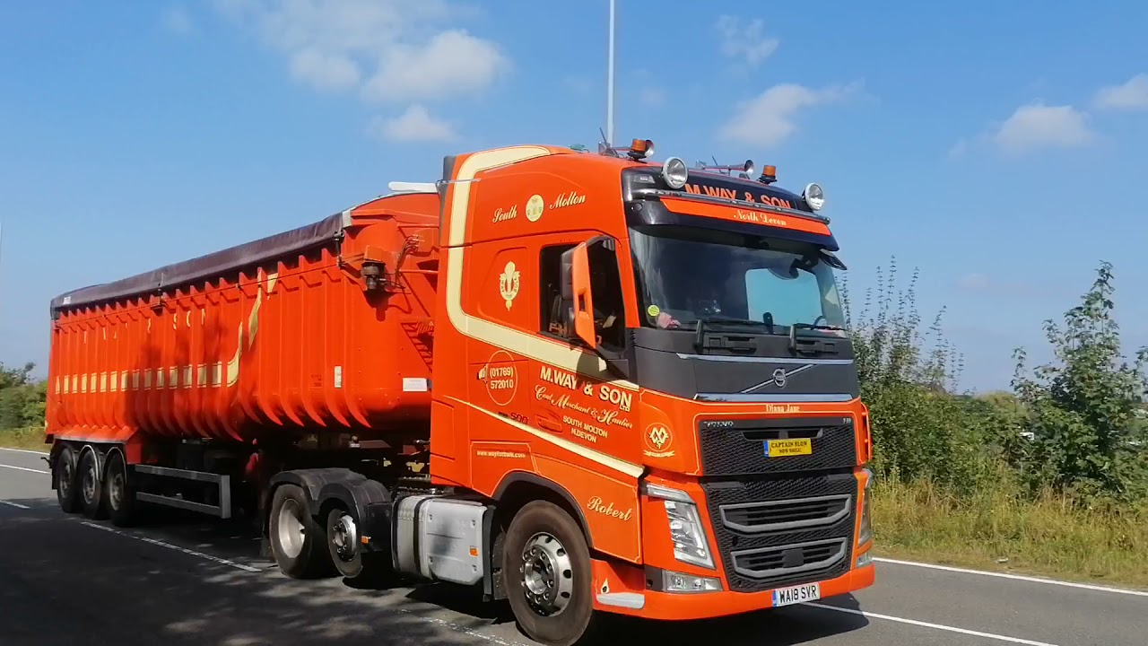 m way and son transport Ltd coming to weymouth - YouTube