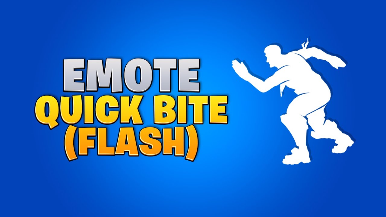 FORTNITE QUICK BITE EMOTE (Emote Flash "Sur le pouce") - YouTube