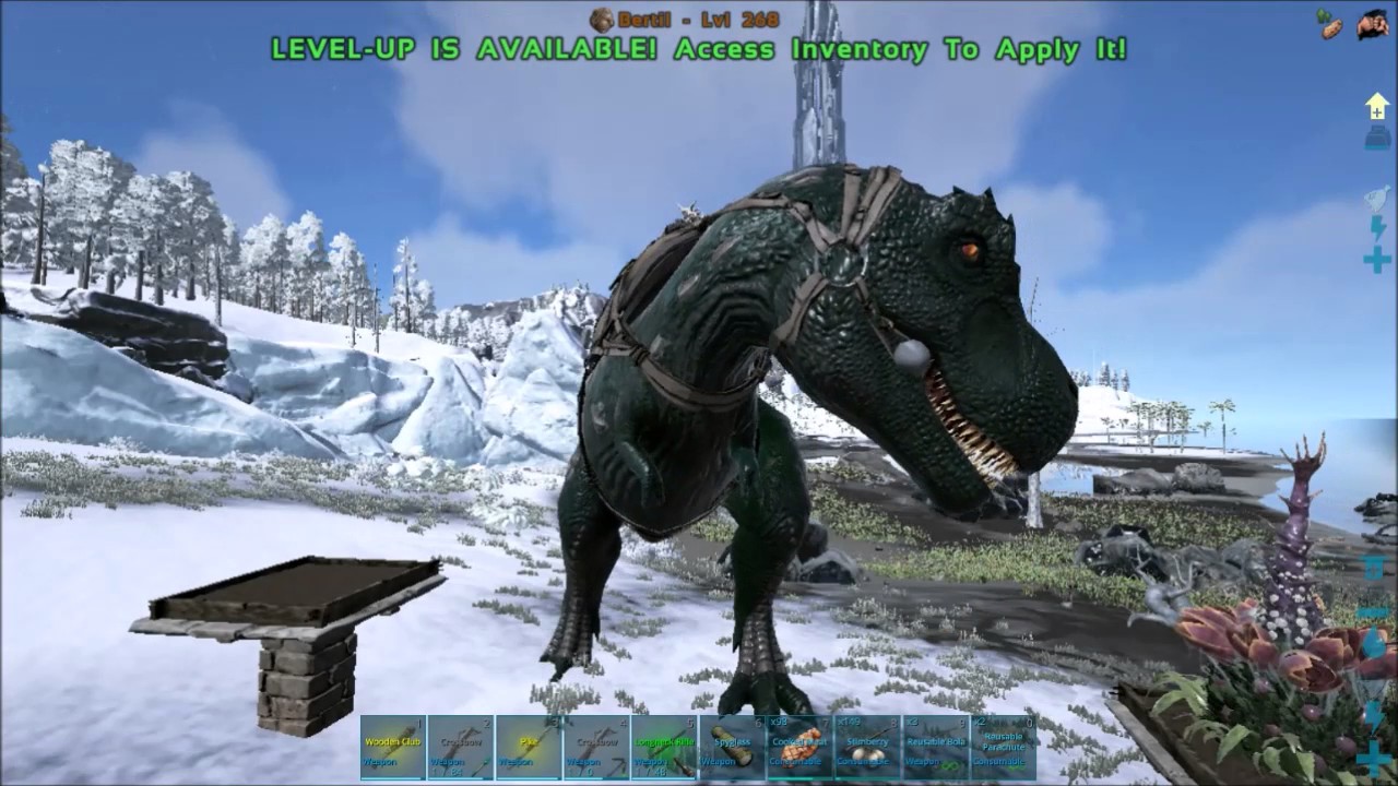 New update and leveling a rex | Ark pvp S1E7 Loverfella Server - YouTube