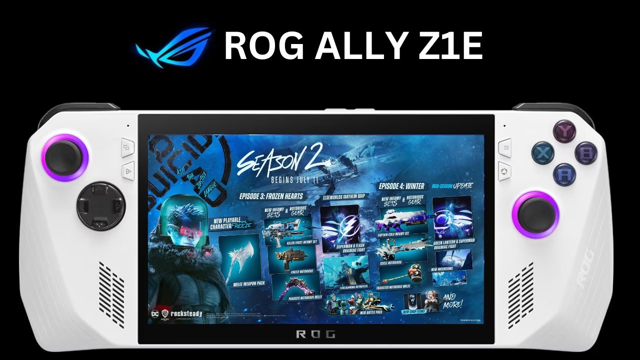 ROG Ally Z1E - Suicide Squad Kill the Justice League season 2 - 25W ...