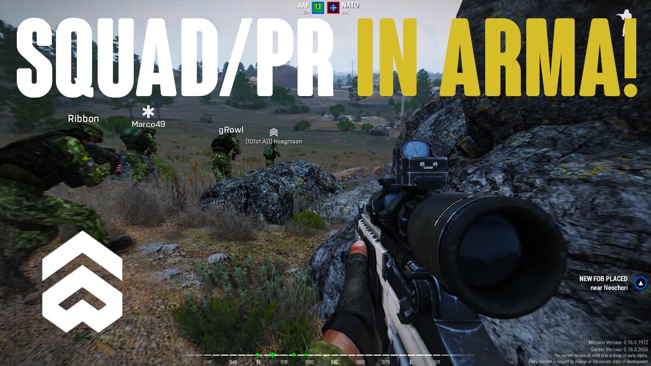 SQUAD/PR IN ARMA 3! - Arma at War Mod Alpha Gameplay - YouTube
