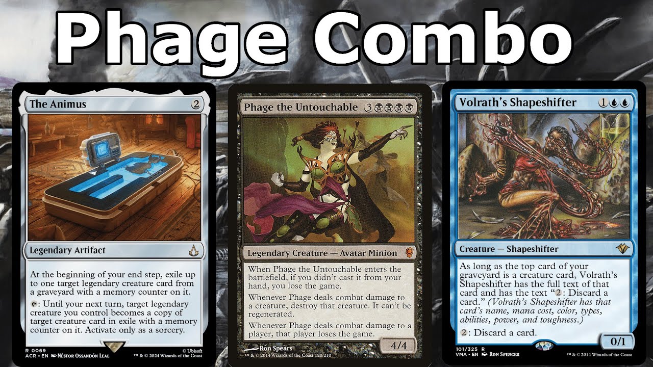 THEY JUST LOSE THE GAME?! Phage the Untouchable Volrath's Shapeshifter ...