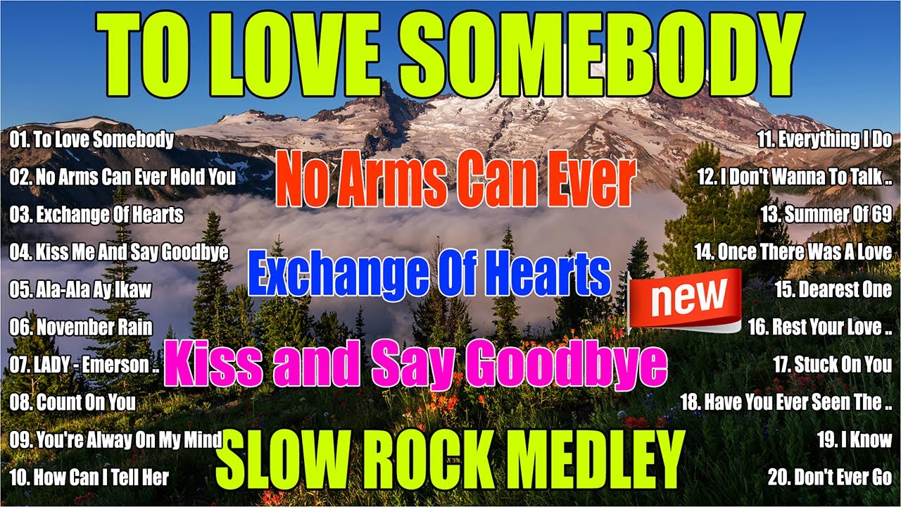 Nonstop Slow Rock Medley 🎧🎧 Emerson Condino Nonstop Collection 🎵🎵 To ...