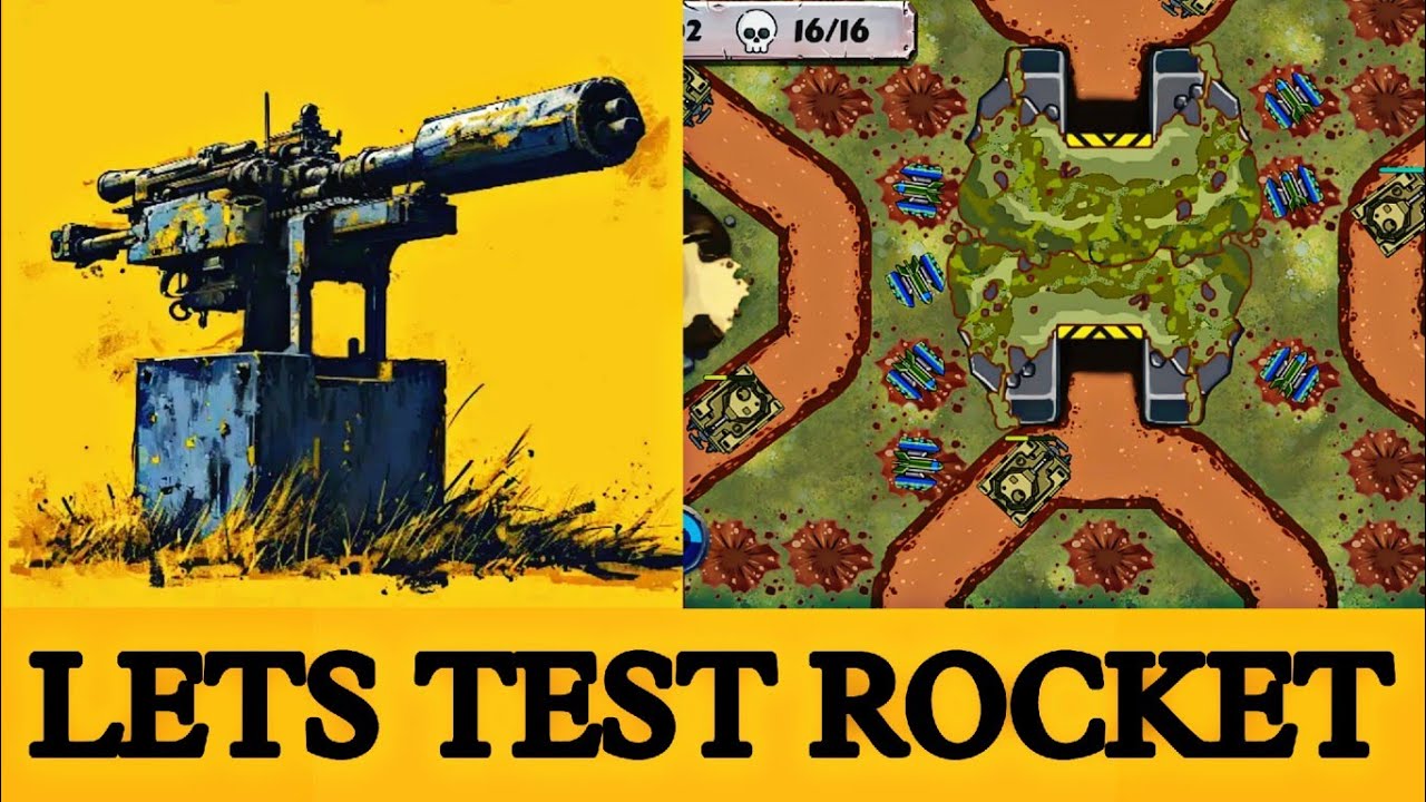 HOW LONG CAN ROCKET 🖖 STOP ENEMY | BATTLE STRATEGY TOWER DEFENCE | S3 ...