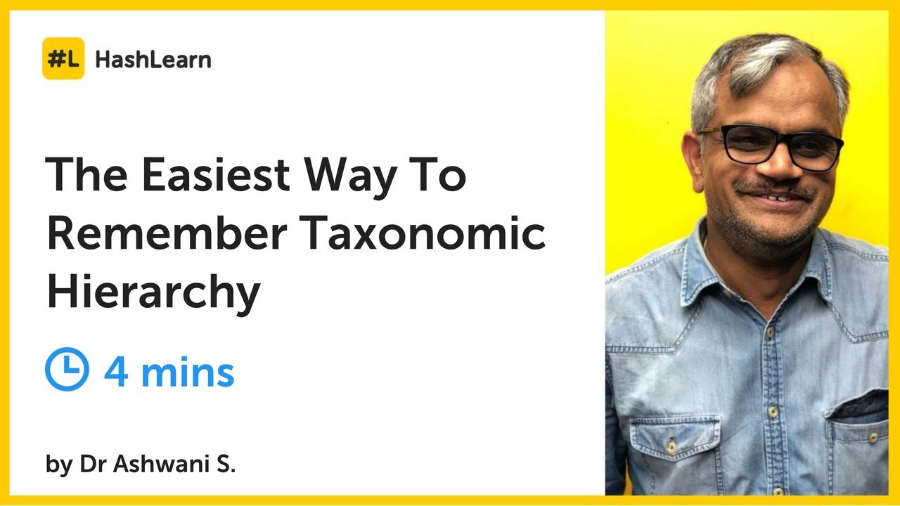 The Easiest Way To Remember Taxonomic Hierarchy - YouTube