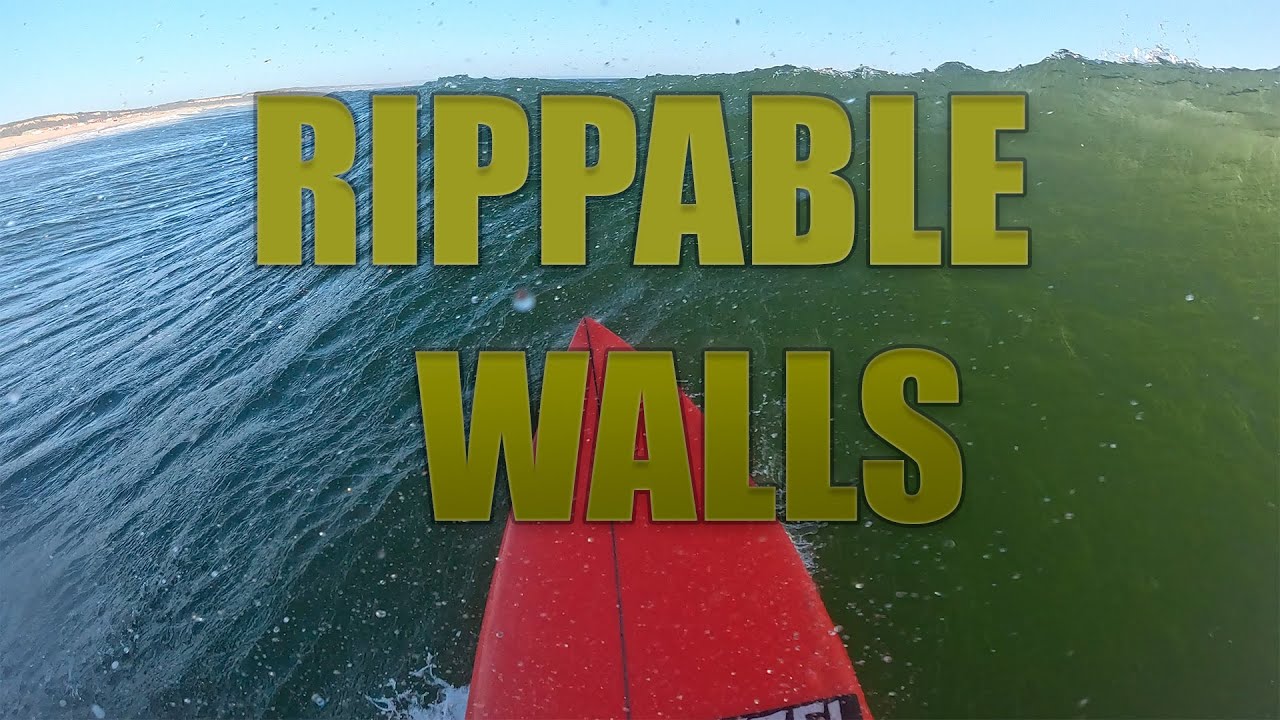Funny RIPPABLE waves at Costa da Caparica - YouTube