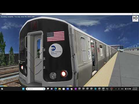 Openbve Gameplay Simulator IND 3D 2022 R179 S Shuttle Train to Rockaway Park Beach 116th Street ...