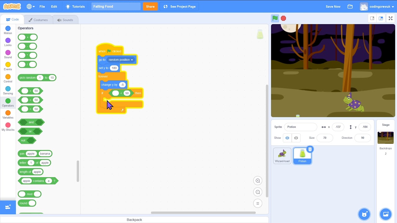 Falling food level 1 - Falling food - YouTube