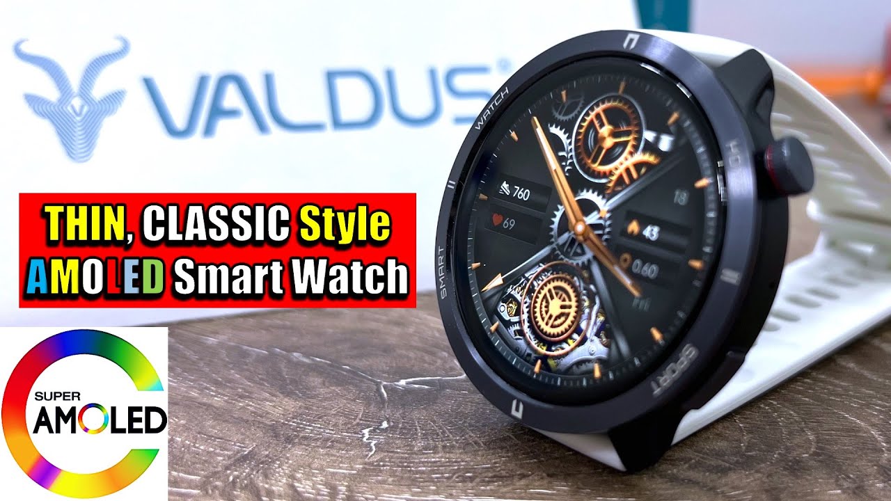 Valdus VA10 AMOLED Display Smartwatch Review - YouTube