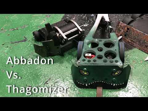 Thagomizer Vs Abaddon - Fight 2 - Antweight Robot Combat - Battle for ...