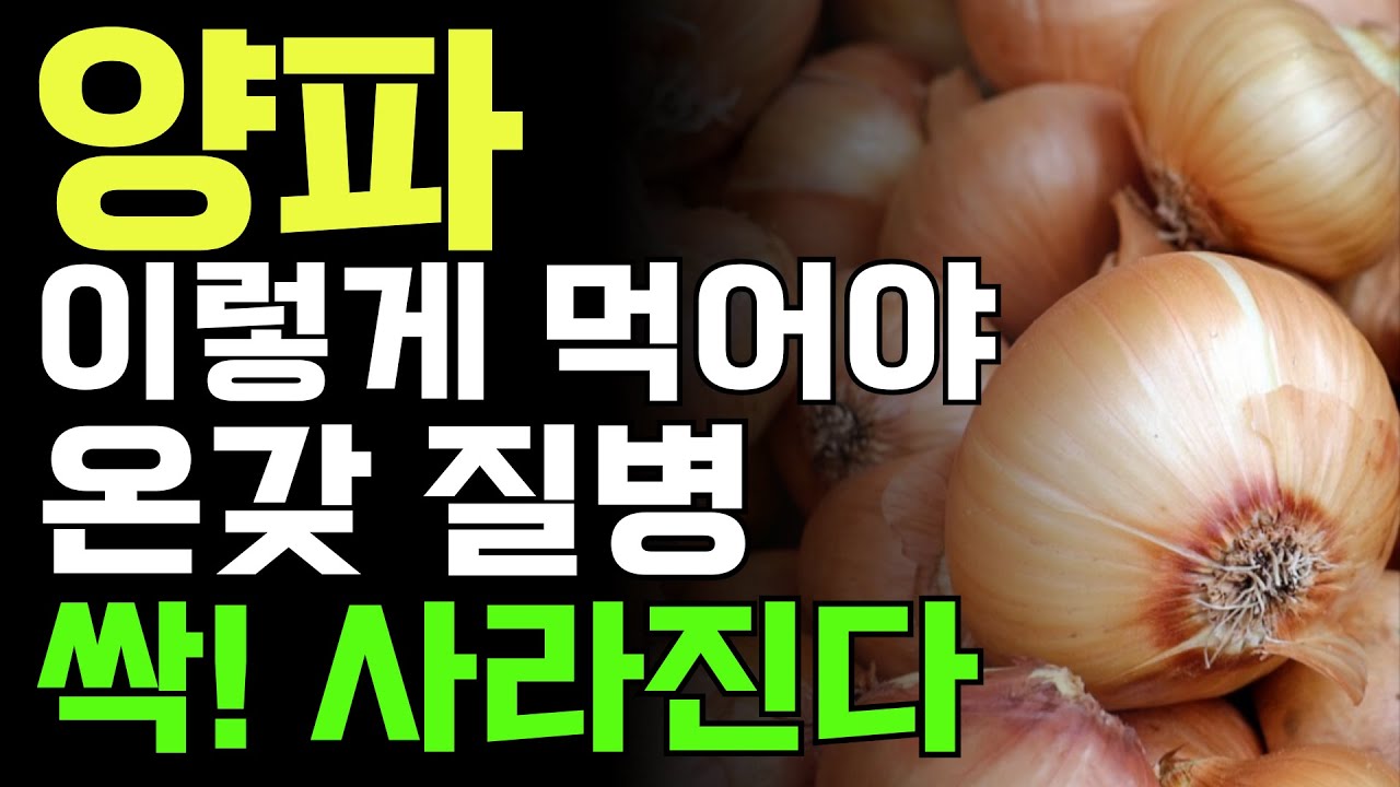 양파를 먹는 가장 좋은 방법 온갖 염증 싹 사라집니다 양파와 함께 먹으면 보약보다 좋은 음식 3가지 독이 되는 음식 3