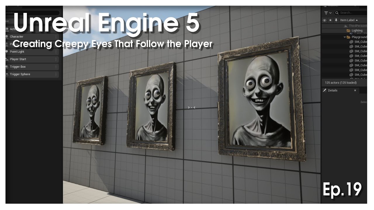 Unreal Engine 5 Horror Game: Creating Creepy Eyes That Follow the ...