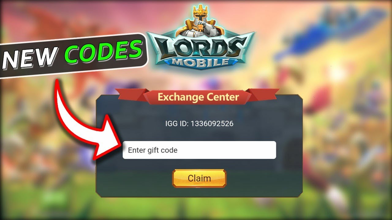 Lords Mobile Redeem Codes 2024 Lords Mobile Gems - YouTube