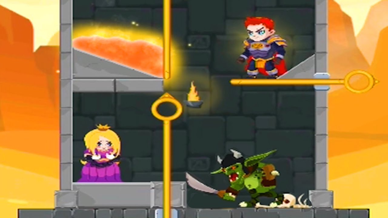 Hero Rescue All Levels - Save the Princess Android iOS Gameplay - YouTube