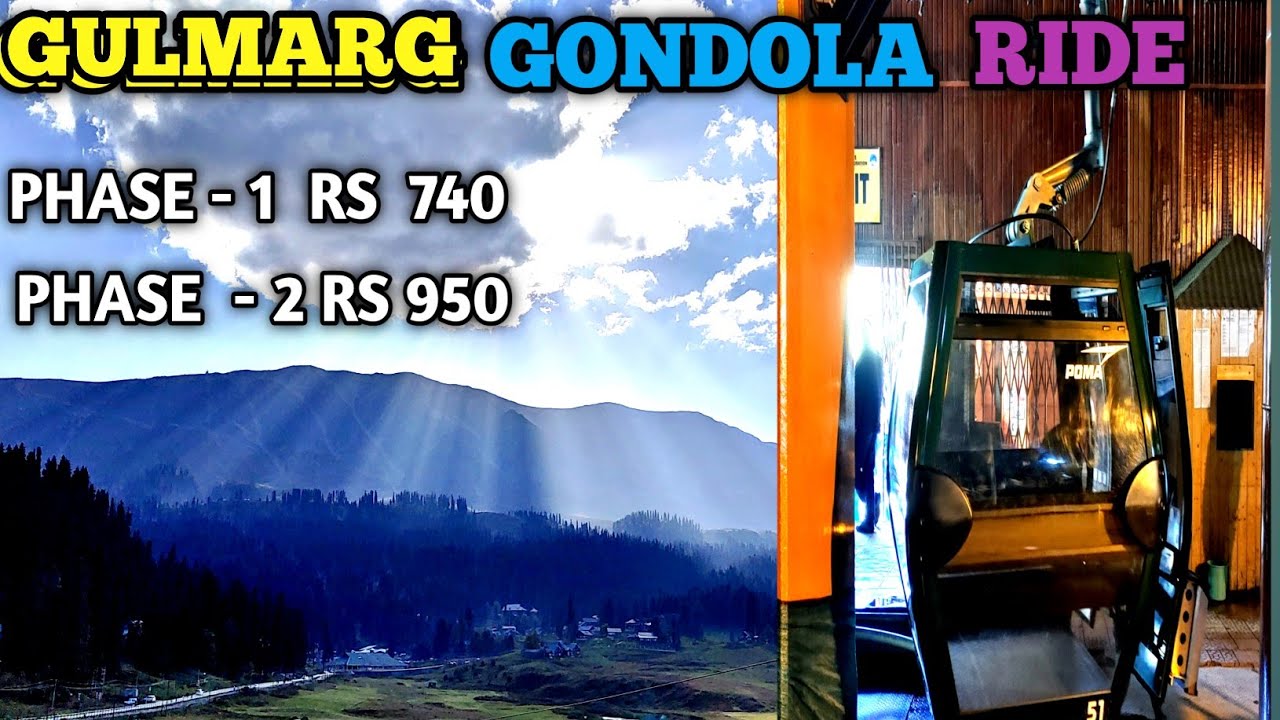 Gulmarg ! Gulmarg Gondola Cable Car Ride Phase 1 & Phase 2 ! Gondola ...
