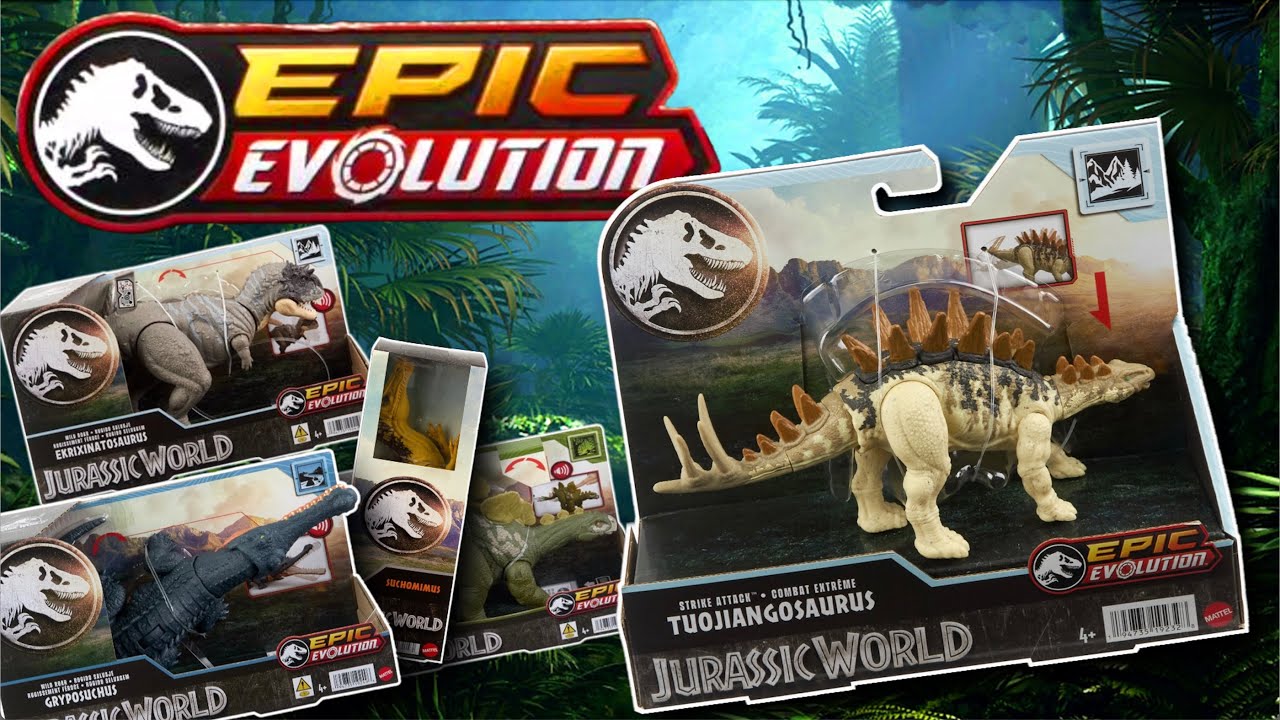 Más Nuevas Figuras de Jurassic World Epic Evolution | Tuojiangosaurus ...
