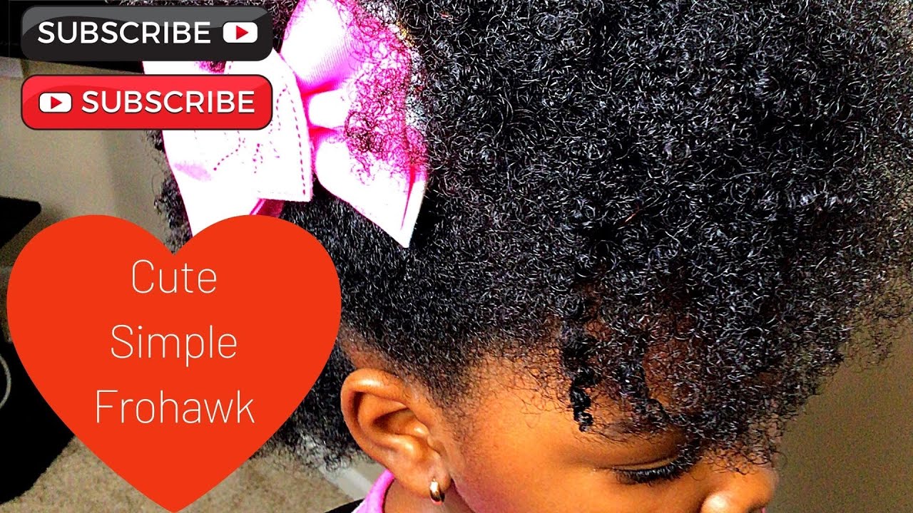 Cute and simple fro hawk - YouTube