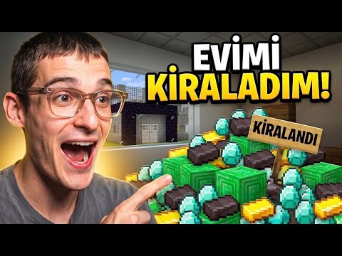 EVİMİ KİRALAYARAK EN ZENGİN OYUNCU OLDUM! 💸- Minecraft
