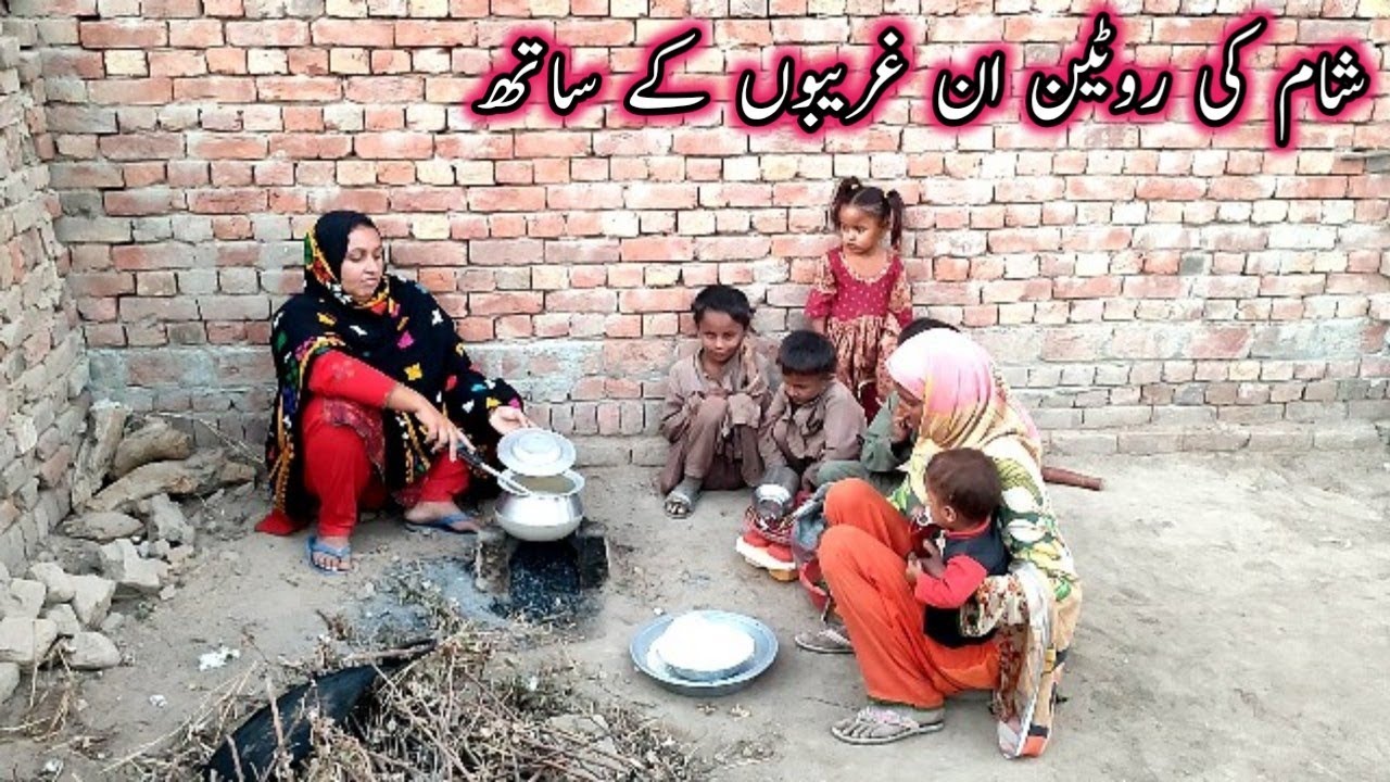 Evening Routine with poor family - YouTube