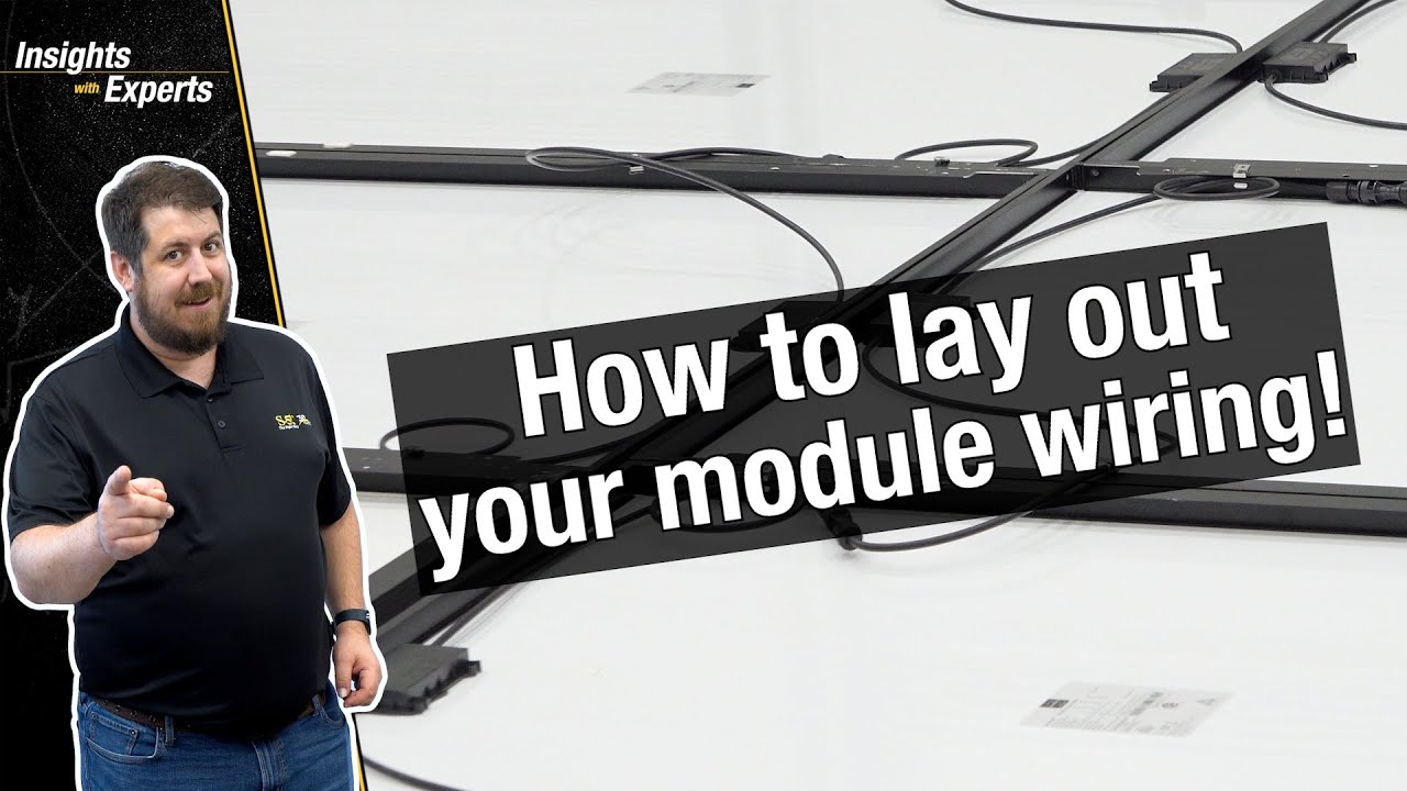 Wire Management Tips for Rail-less Solar Mounting - Part 2 - YouTube