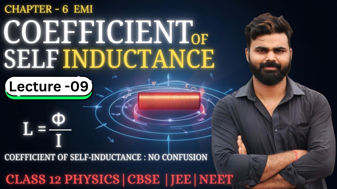( LEC-09) Coefficient of Self Inductance | Class 12 Physics ...