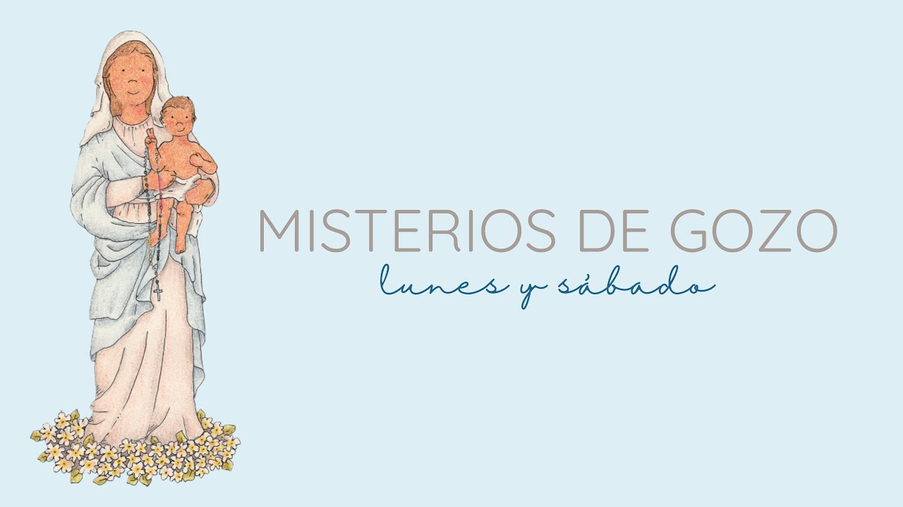 Santo Rosario para niños - Misterios de Gozo - YouTube