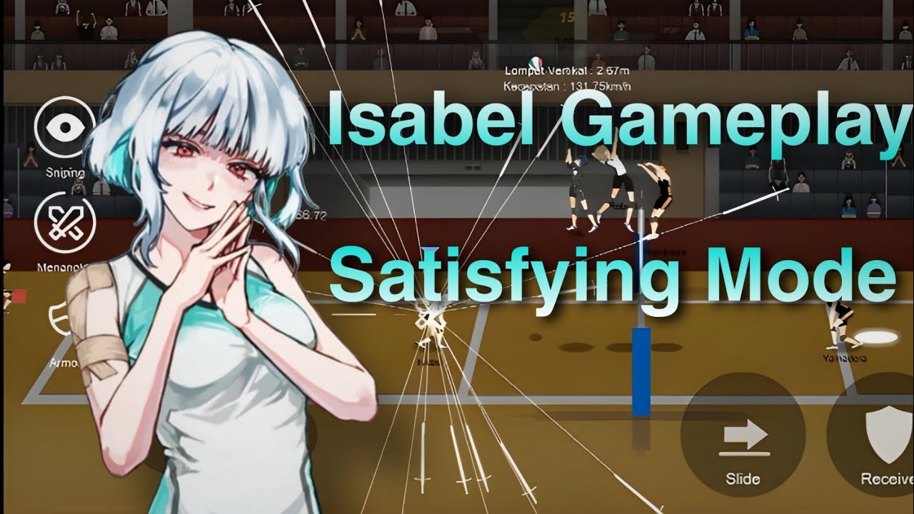 Isabel Gameplay Satisfying Mode!!! New Update The Spike Game Volleyball ...