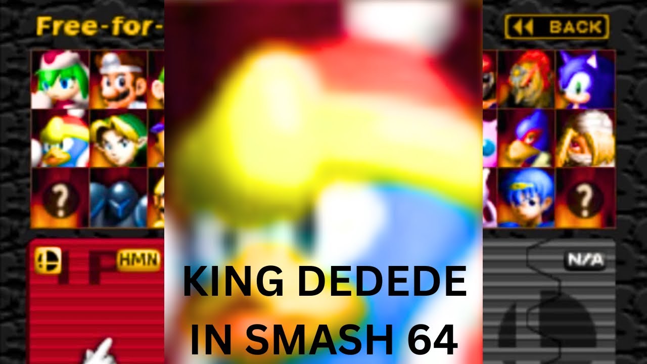 King dedede in smash 64 - YouTube