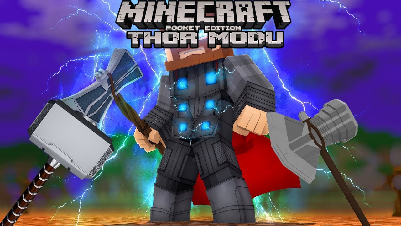 Minecraft Thor Modu|MCPE 1.20+ - YouTube