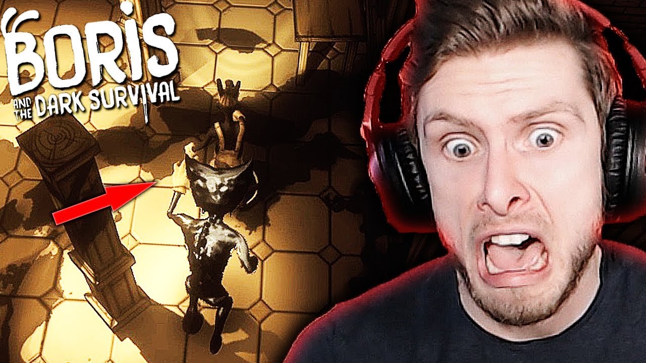 BORIS GETS CHASED BY THE INK DEMON! | Boris and the Dark Survival #1 ...